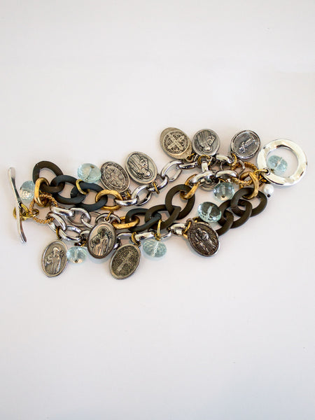 "Floating Saints" Bracelet I - SOLD – Blessings In Disguise
